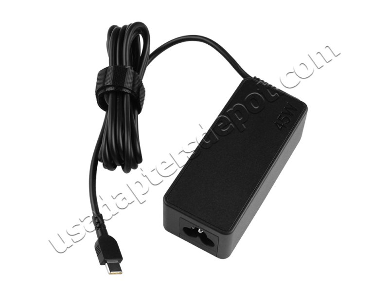 45W USB-C Lenovo ADLX45YCC2D AC Adapter Charger + Power Cord