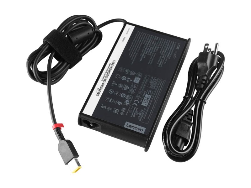 Yellow Tip AC Adapter 170W 20V 8.5A Power Cord Compatible With Lenovo ...