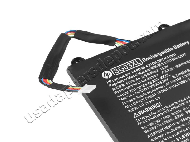 Original HP 849315-850 Battery 61.6Wh 5150mAh